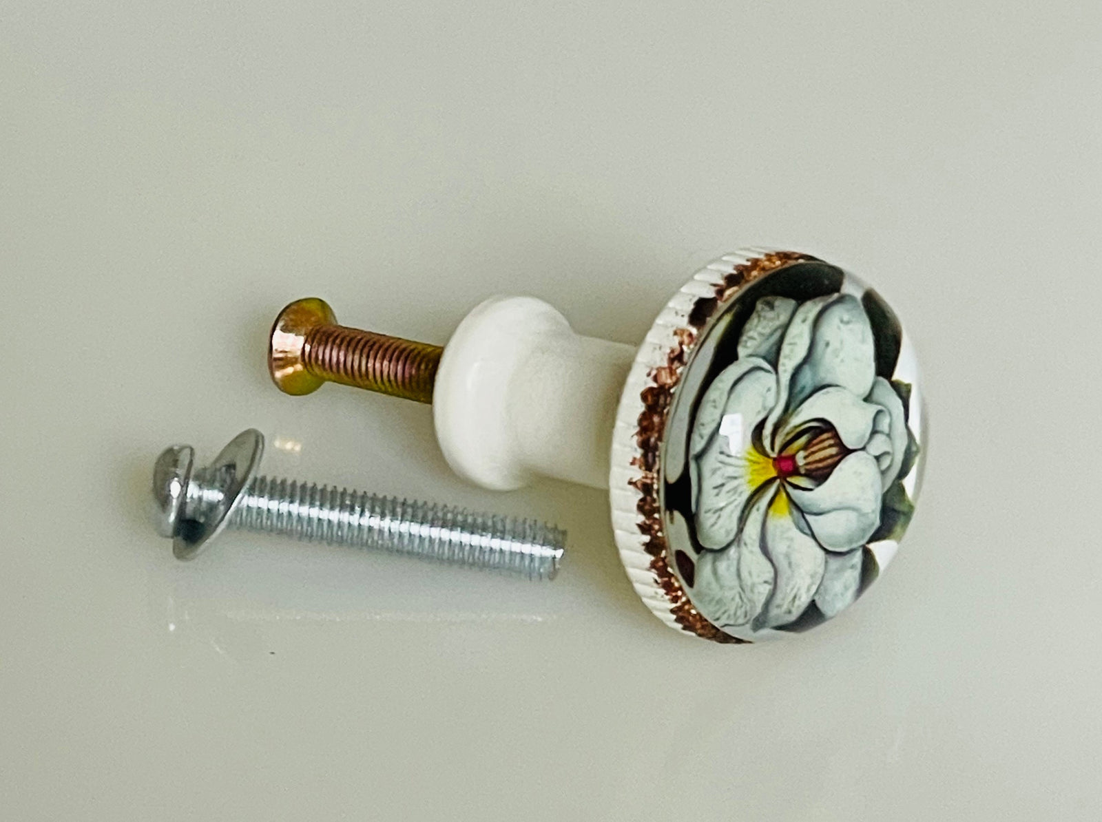 Whitewashed Bee Knob | Charleston Knob Company - CHARLESTONKNOBCO