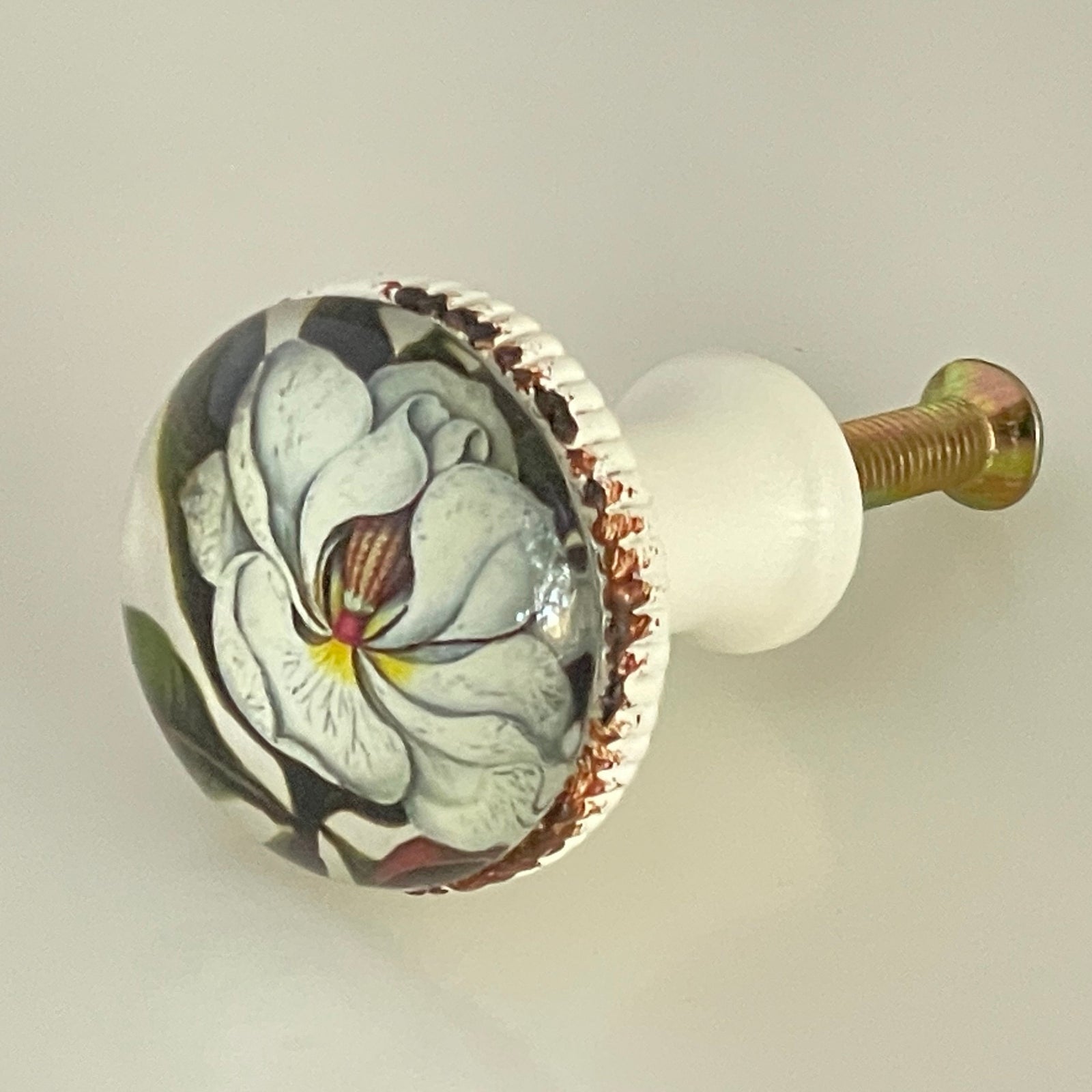 Whitewashed Bee Knob | Charleston Knob Company - CHARLESTONKNOBCO